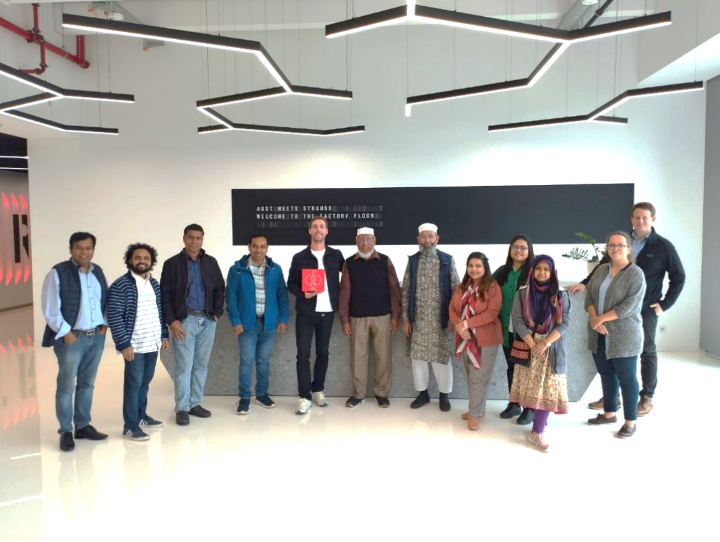 The Chair for Sustainability and Textile Innovation team of AUST paid a ...